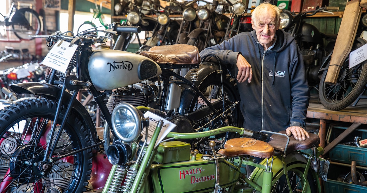 Museum vol vintage motoren verstopt in Okkenbroek: ‘Het geheim is ...