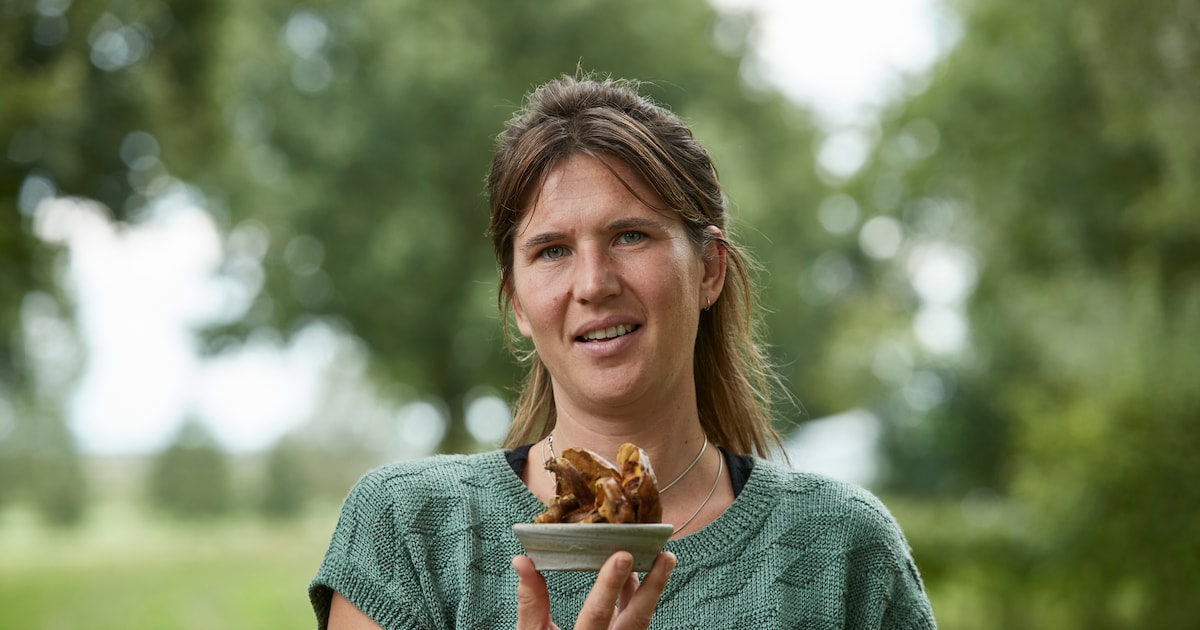 Julia Bos (33) uit Brummen is dol op paddenstoelen en verkoopt ze op de ...