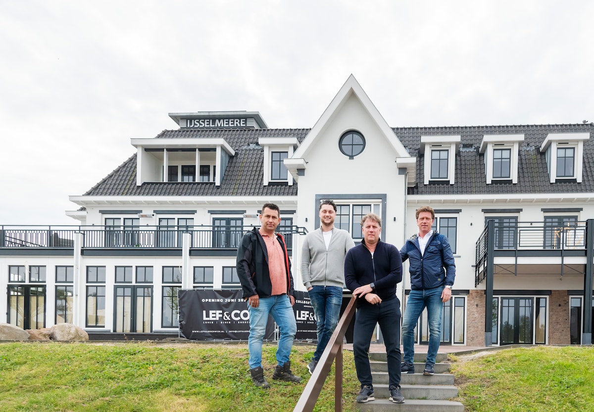 Lef & Co is nieuw restaurant gebouwd rond oude stadsmuur van Harderwijk ...