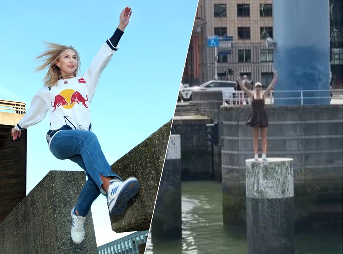 Miljoenen kijkers op Instagram zien Noa spectaculaire sprong maken in ...