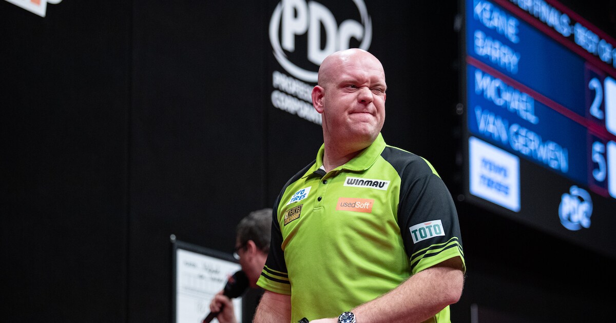 Opnieuw domper voor Michael van Gerwen: wereldkampioen Michael Smith ...