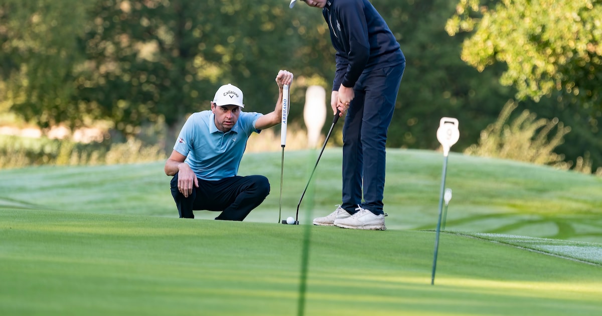 De Epser golfprof Richard Eccles speelde voor het eerst tegen zijn zoon ...