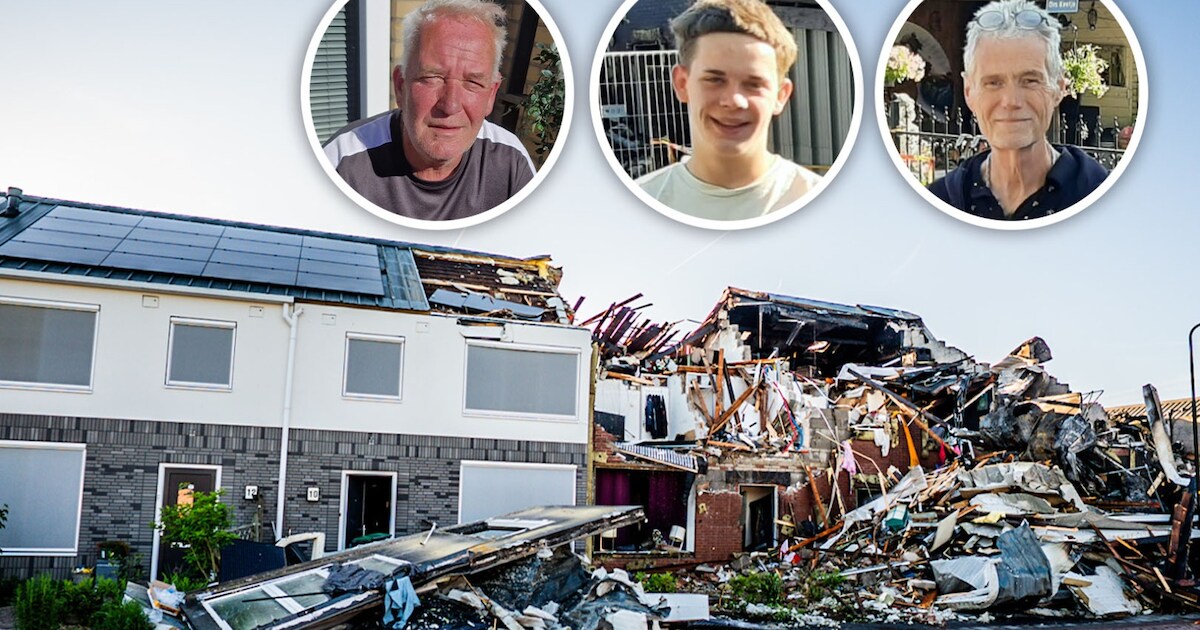 Huis Djamilla verwoest door grote brand, Ron kan nog net zijn ...