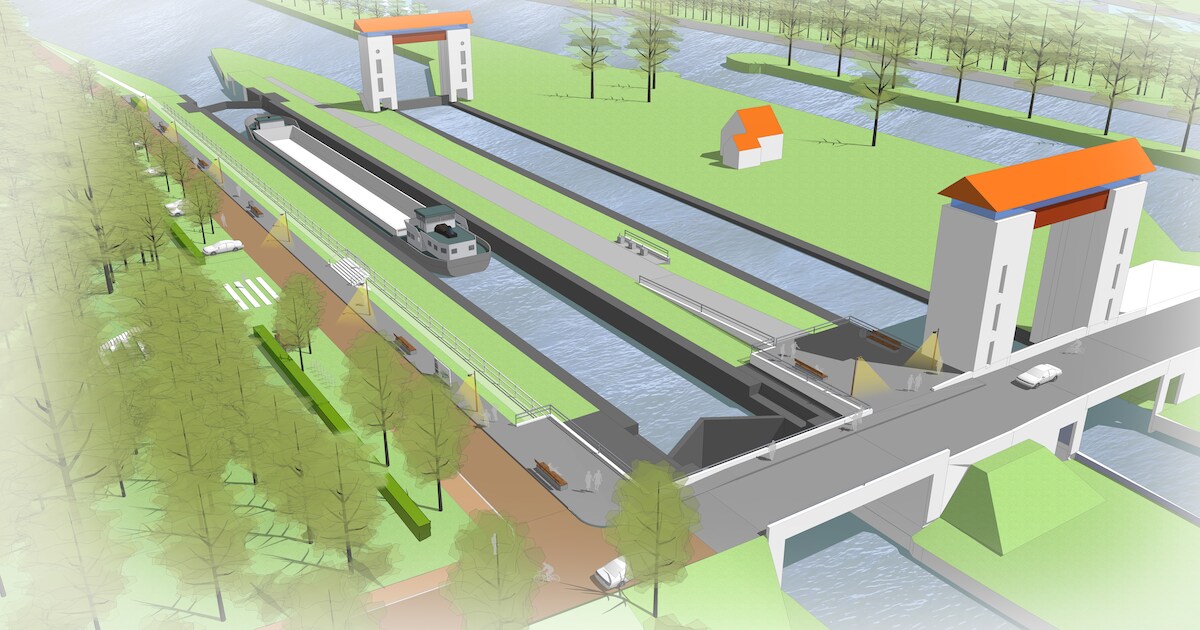 Schepen eind 2019 door nieuwe sluis Eefde | Lochem | De Stentor.nl