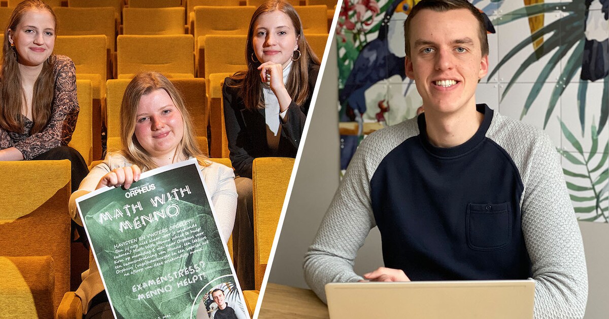 Evi, Sofie en Linda halen wiskunde-‘legend’ Menno naar Apeldoorn voor ...