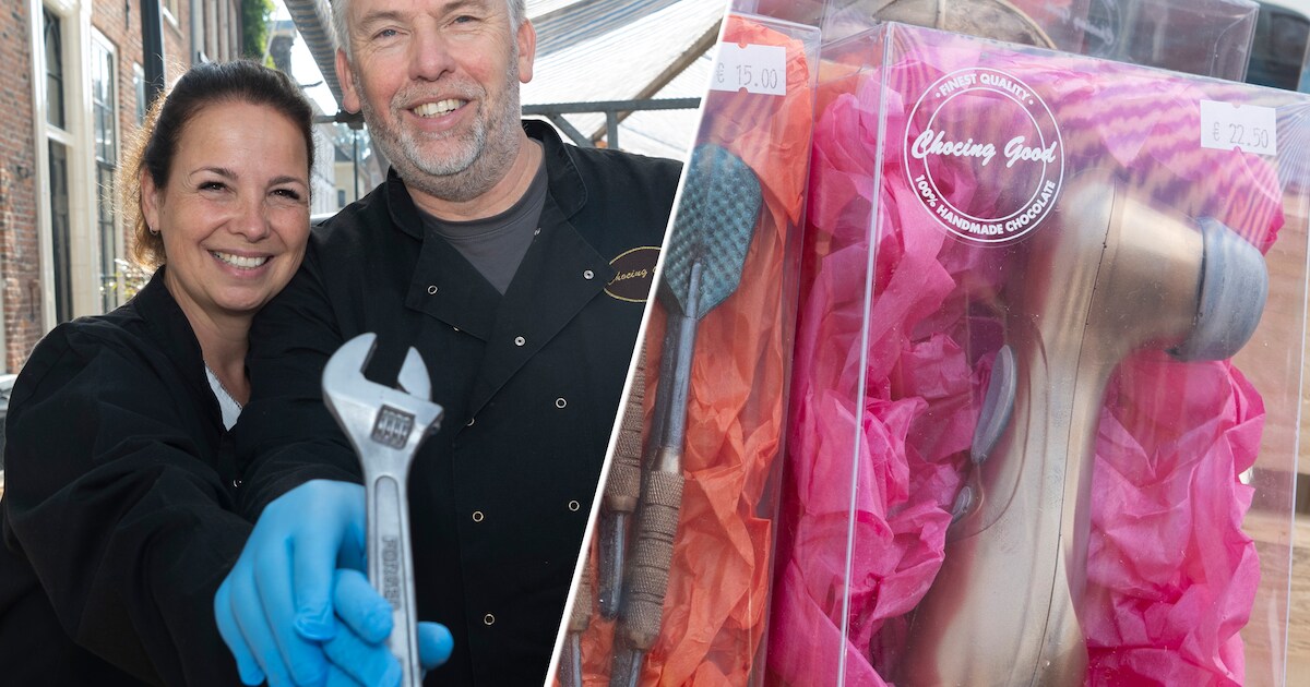 Van moersleutel tot vibrator: Gaby en Conny maken alles van chocolade ...