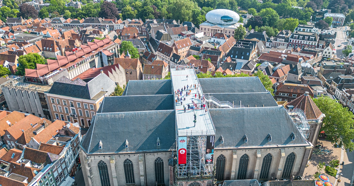 Een enorm terras op 34 meter boven de stad (en je leert ook nog wat ...