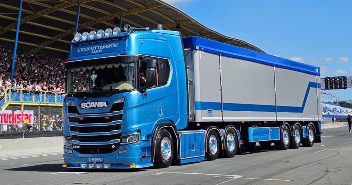 Vincent en zoon Rowin Linthorst uit Raalte in de prijzen op Truckstar ...