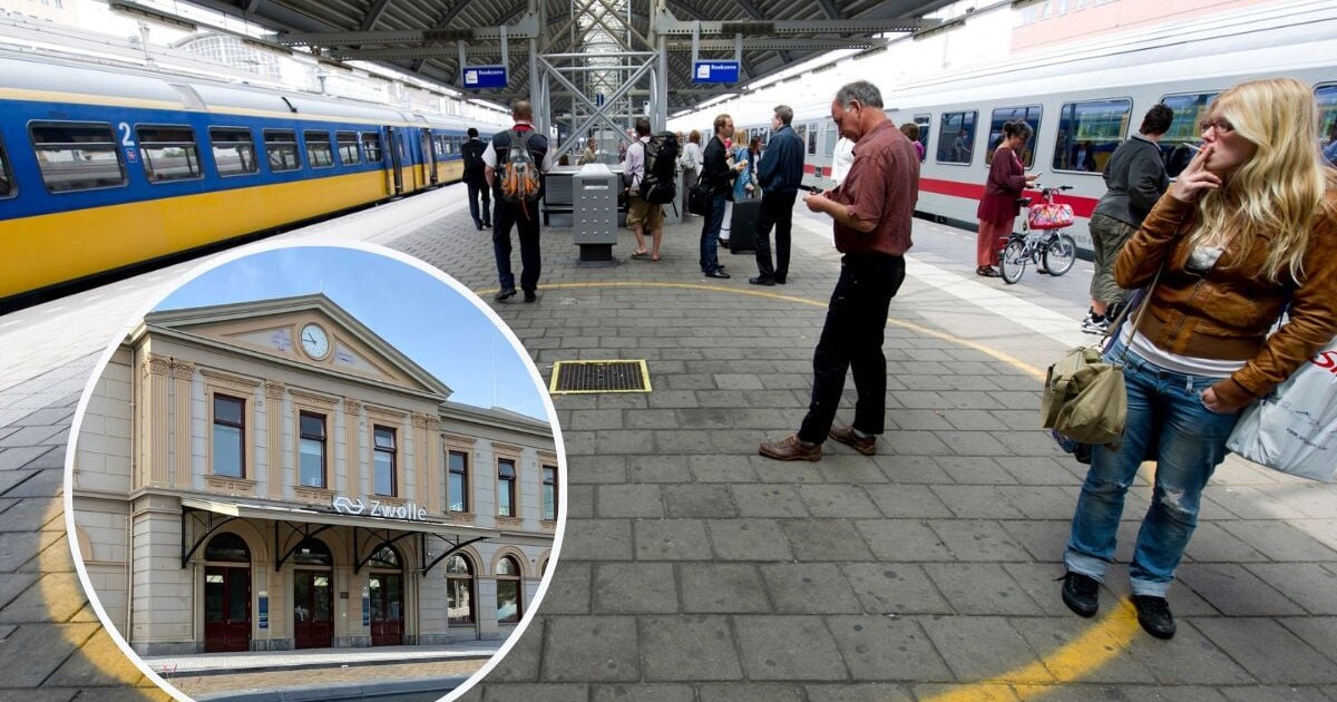 Peukie op het perron in Zwolle nu 5 jaar verboden: zo zag het er ...