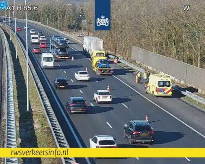 Weg weer vrij na ongeluk op A1 bij Apeldoorn | 112 nieuws Apeldoorn | destentor.nl