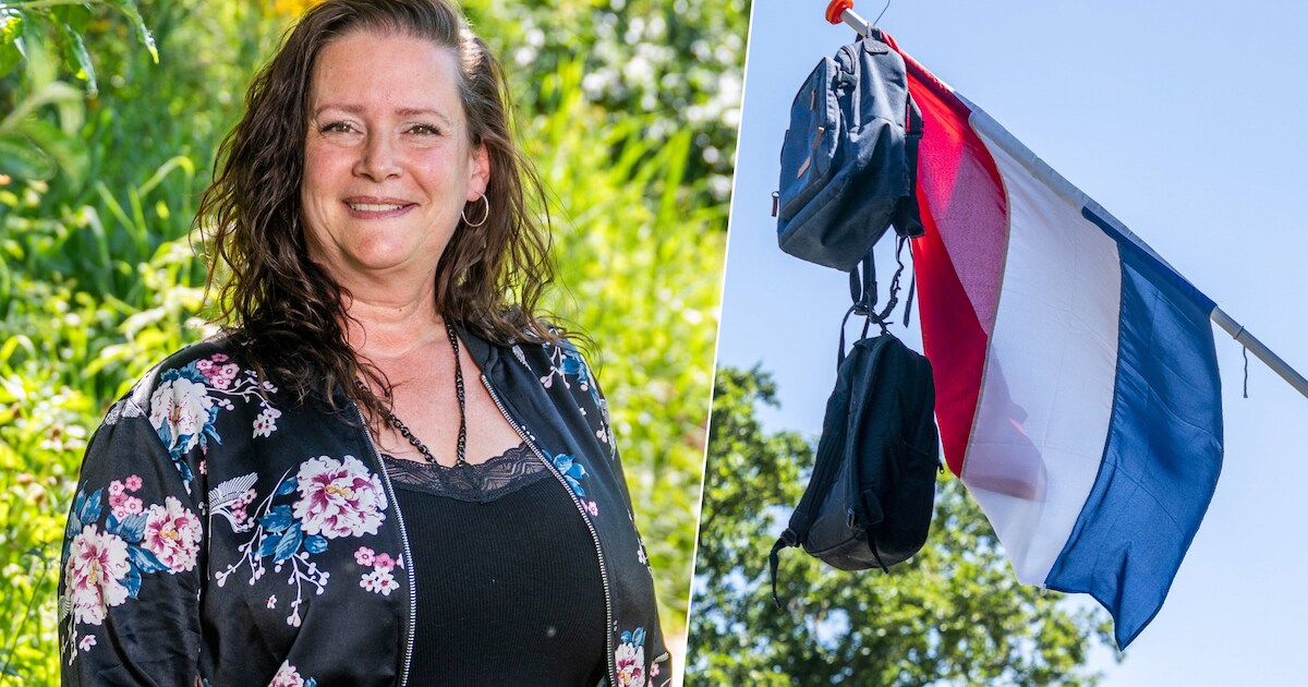 De vlag kan uit voor Ingrid, want ze heeft haar diploma gehaald (en dat ...