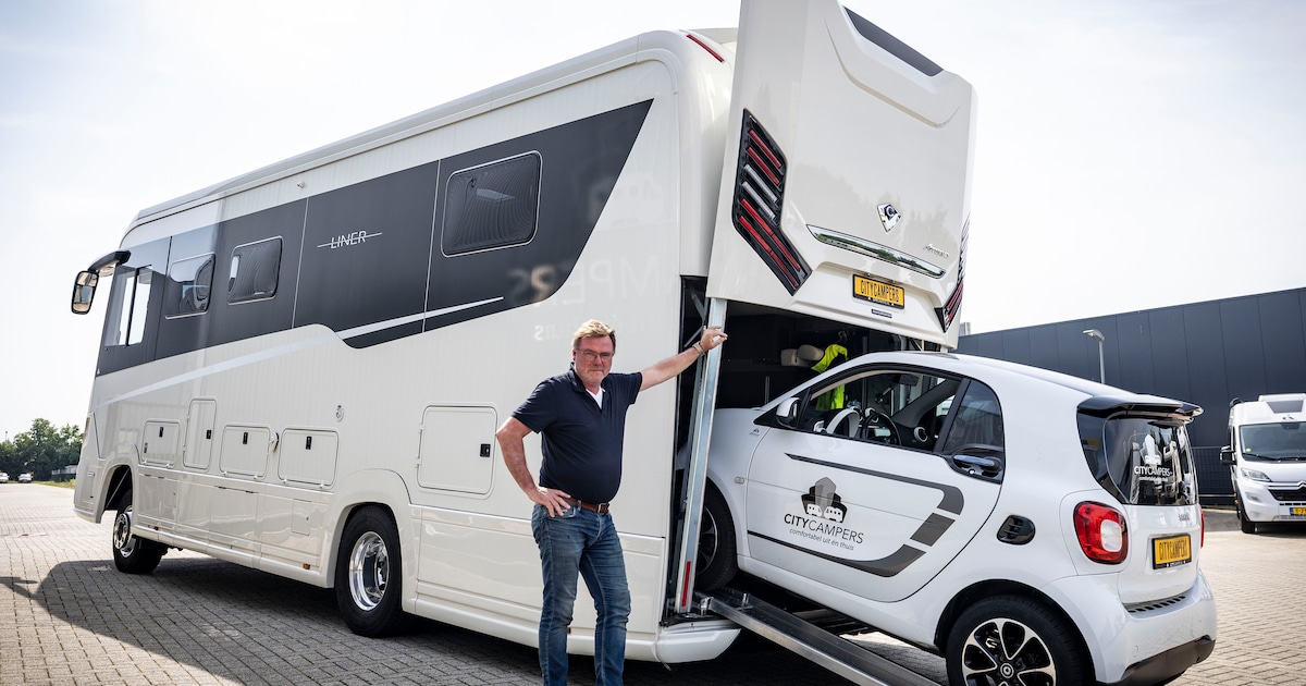 Aan dit rijdende paleis (met garage) hangt een prijskaartje van 515.000 ...