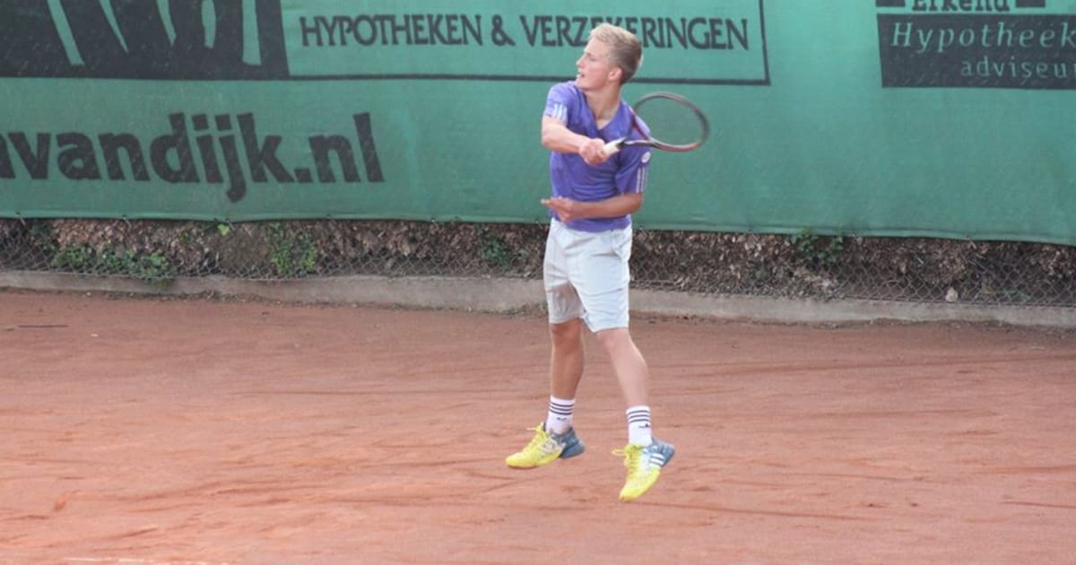Tennistalent Quinten Kleiboer imponeert in Apeldoorn | Sport | De ...
