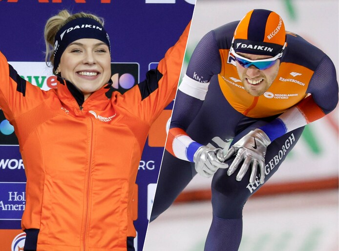 Joy Beune verrast met WK-goud op 5000 meter, mannen grijpen naast medaille op 10 kilometer ...