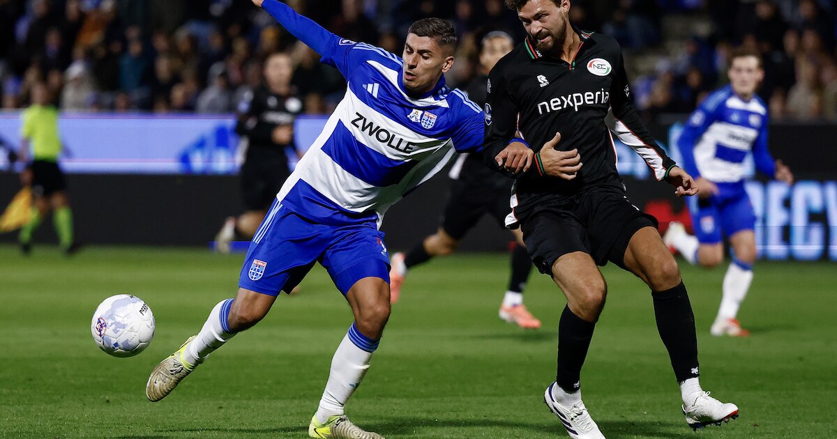 Teruglezen | PEC Zwolle baalt na gelijkspel tegen NEC • Blessure ...