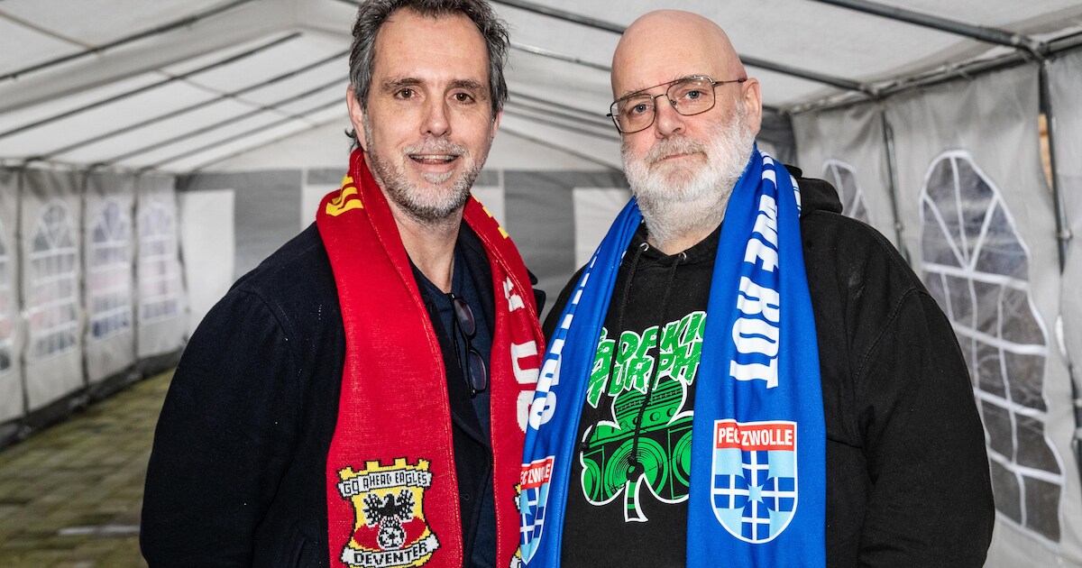 Deze twee vrienden laten zien dat het rond IJsselderby ook anders kan ...