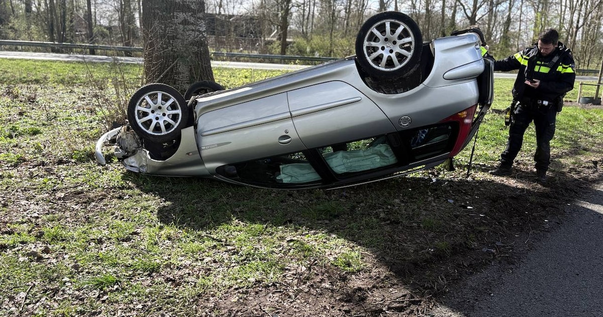 Auto slaat over de kop in Dedemsvaart, bestuurder ongedeerd | Regio ...