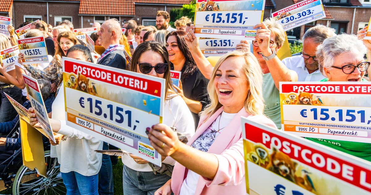 In drie maanden tijd viel de Postcode Loterij al drie keer in deze ...