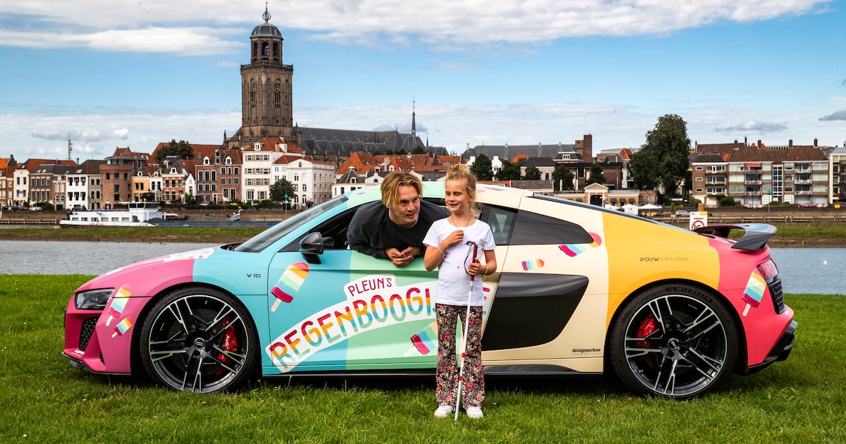 Snelle pimpt z’n racebolide en steunt ouders Pleun (7) in strijd tegen ...