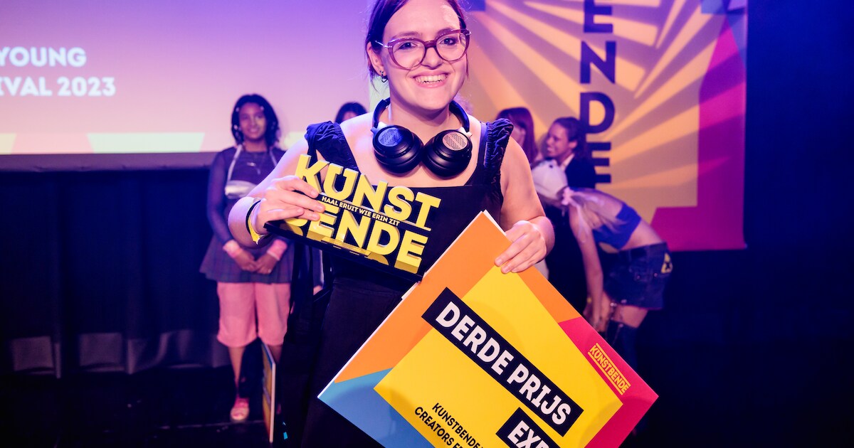 Laura Biscia (19) uit Hulst wint derde prijs in landelijke finale Kunstbende Young Creators ...