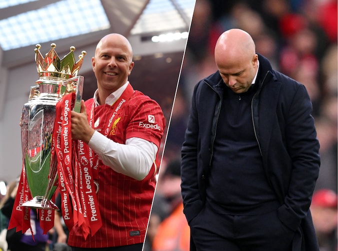 De jaren van Arne Slot bij Liverpool in cijfers: de pijnlijke vrije val ...