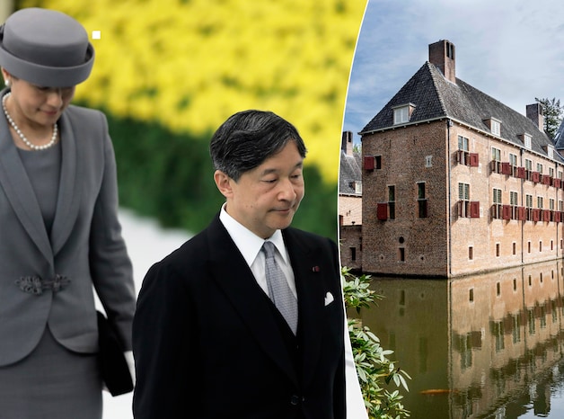 Indrukwekkende entree van Japanse keizer en keizerin bij Paleis Het Loo ...