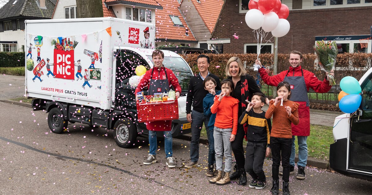 Dit gezin heeft 1000 (!) keer bij Picnic besteld en wordt in het ...