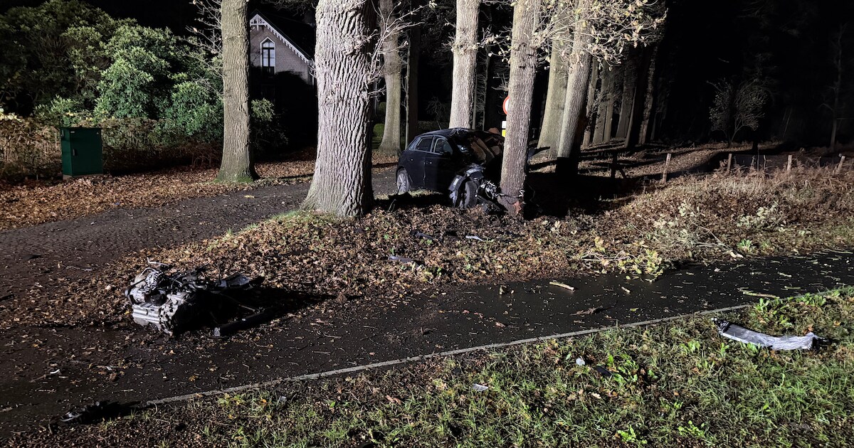 Bestuurder overleden bij ernstig ongeluk in Putten | 112 nieuws Putten ...