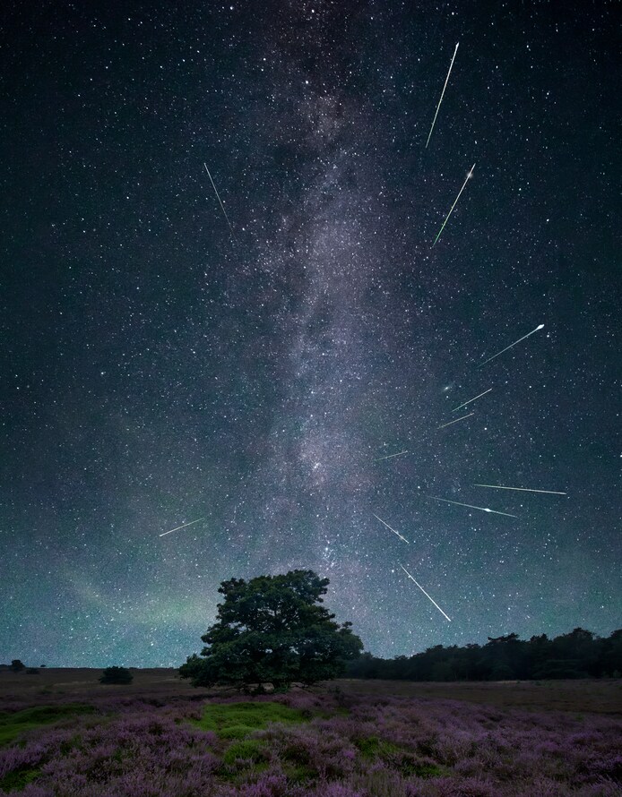 Dit is het verhaal achter het ‘lichtschilderij’ boven de Veluwe: ‘Bijna ...