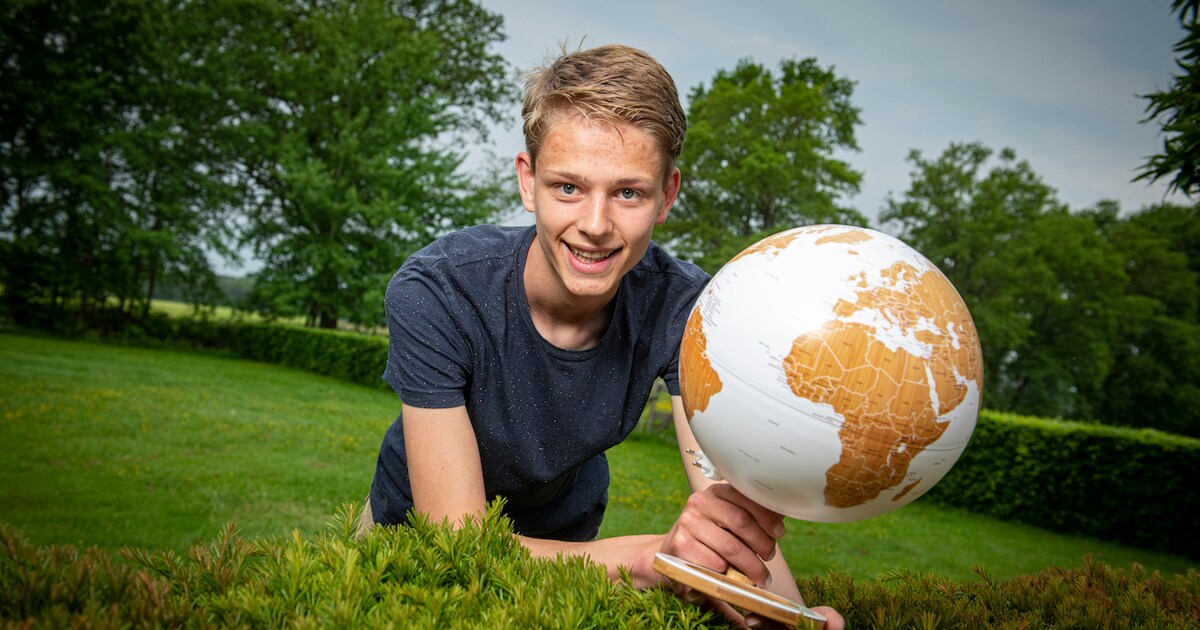 Pepijn (17) uit Hall is de beste aardrijkskundeleerling van Nederland ...