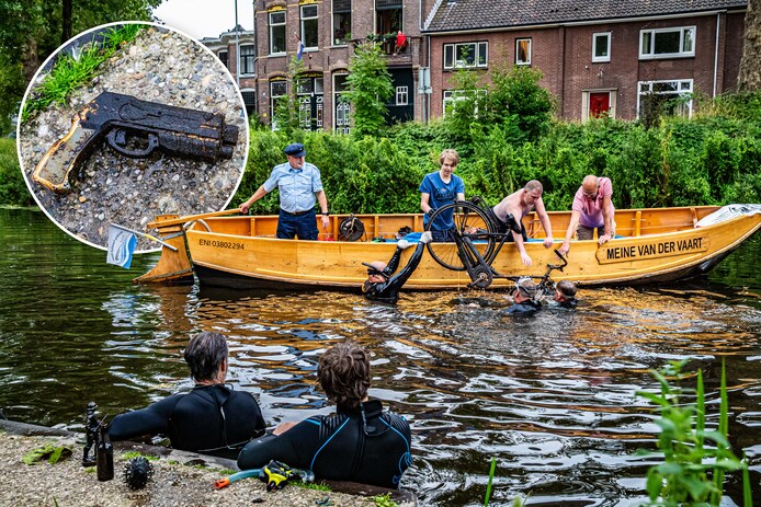 Duikers halen de Berkel in Zutphen leeg en worden wederom verrast: ‘Is ...