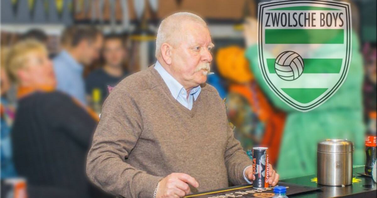 Zwolsche Boys rouwt om Eef Vredeveld (73), de mans wiens leven bestond ...