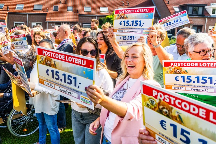 In drie maanden tijd viel de Postcode Loterij al drie keer in deze ...