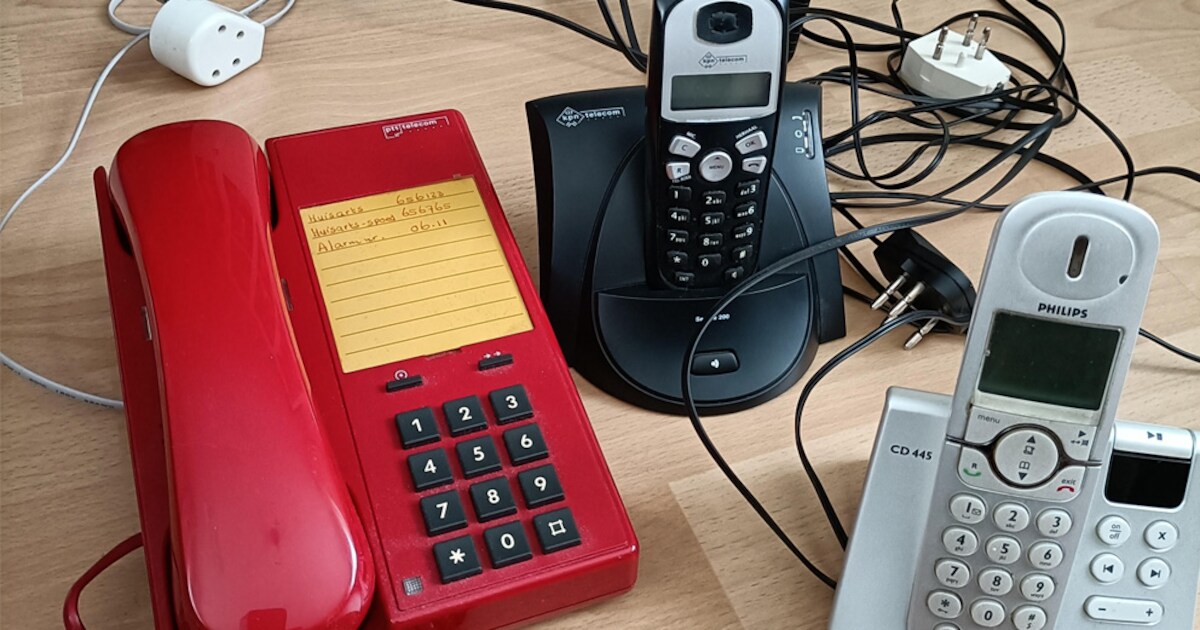 Niet één, niet twee, maar drie: op deze plek kun je oude telefoons ...