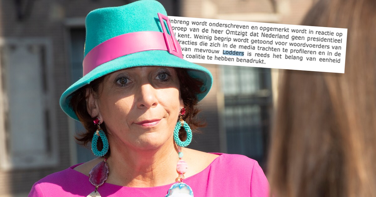 Kreeg ‘te kritisch’ ex-Kamerlid Helma Lodders uit Zeewolde vrijwillig functie elders, of onder ...