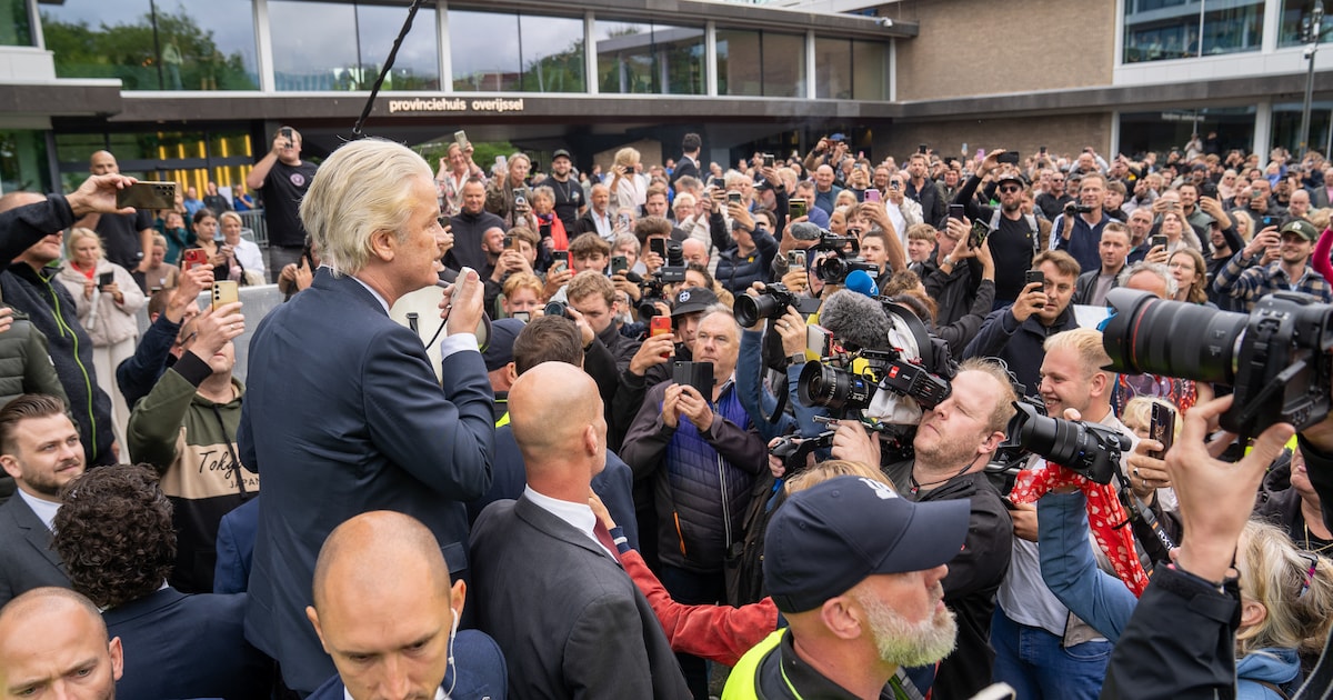 Aanhoudingen bij azc-protest in Zwolle na toespraak Wilders | Zwolle ...
