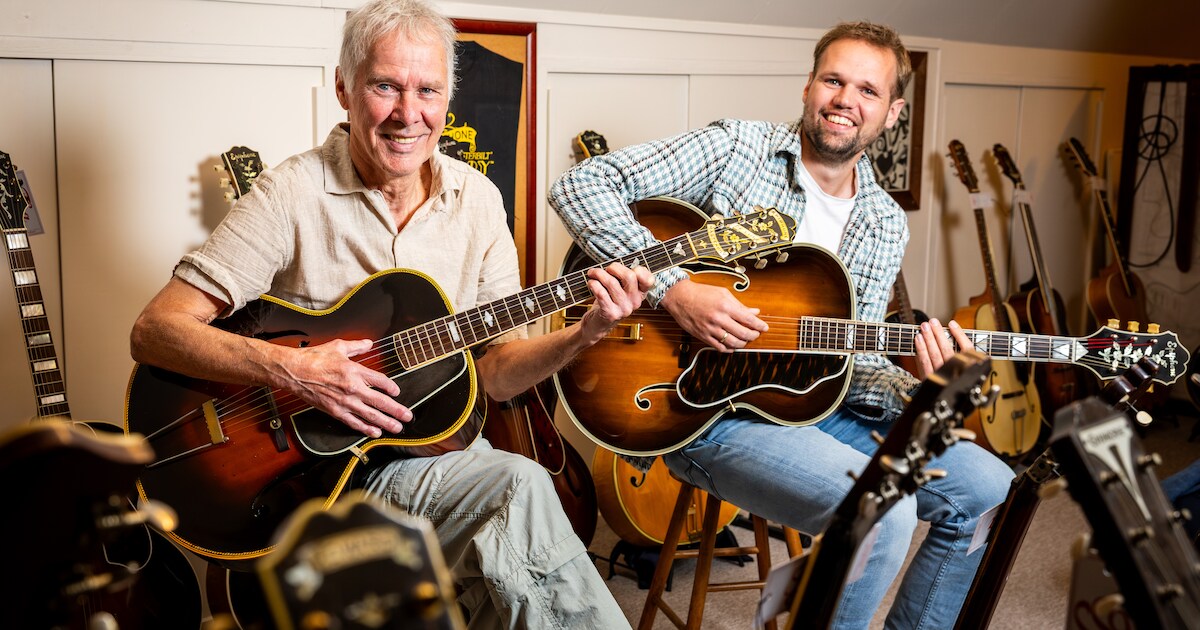 Legendarische gitaren van Ruurd onder de hamer: ‘Ik wil er niet meer ...