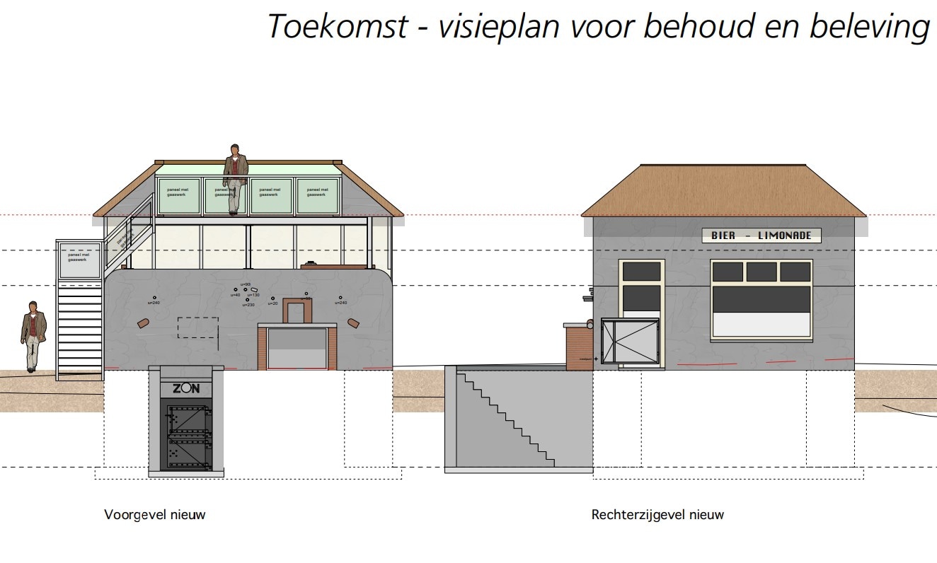 Ze kwamen als verliefd stel altijd langs deze bunker, nu kopen Jamila ...
