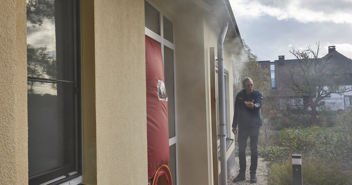 Hans zet zijn hele huis vol rook (om daarna geld te kunnen besparen ...