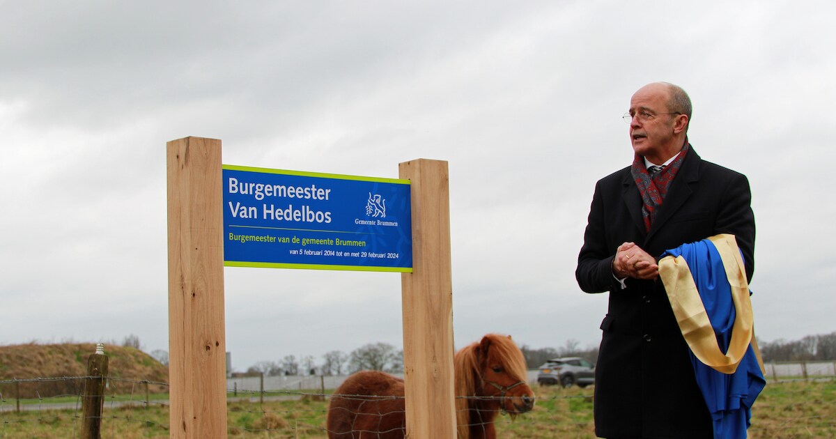 Nieuw bos in Brummen wordt vernoemd naar vertrekkend burgemeester Van ...