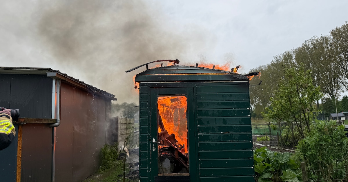 Brand in schuurtje op tuin in Kampen | 112 nieuws Kampen | De Stentor.nl